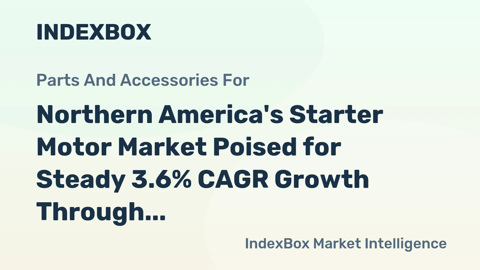 Northern America's Starter Motor Market Poised for Steady 3.6% CAGR Growth Through 2035