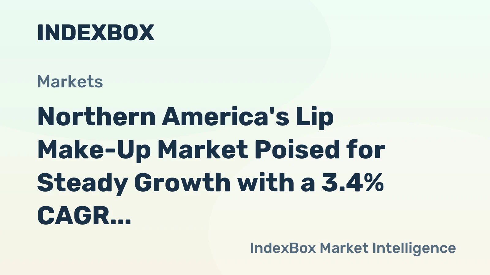 Northern America's Lip Make-Up Market Poised for Steady Growth with a 3.4% CAGR in Value