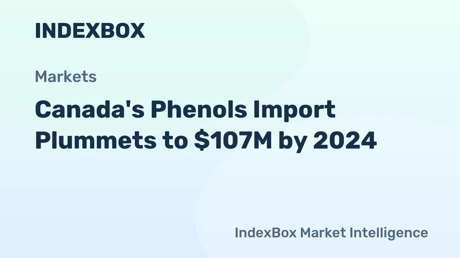 Canada's Phenols Import Plummets to $107M by 2024