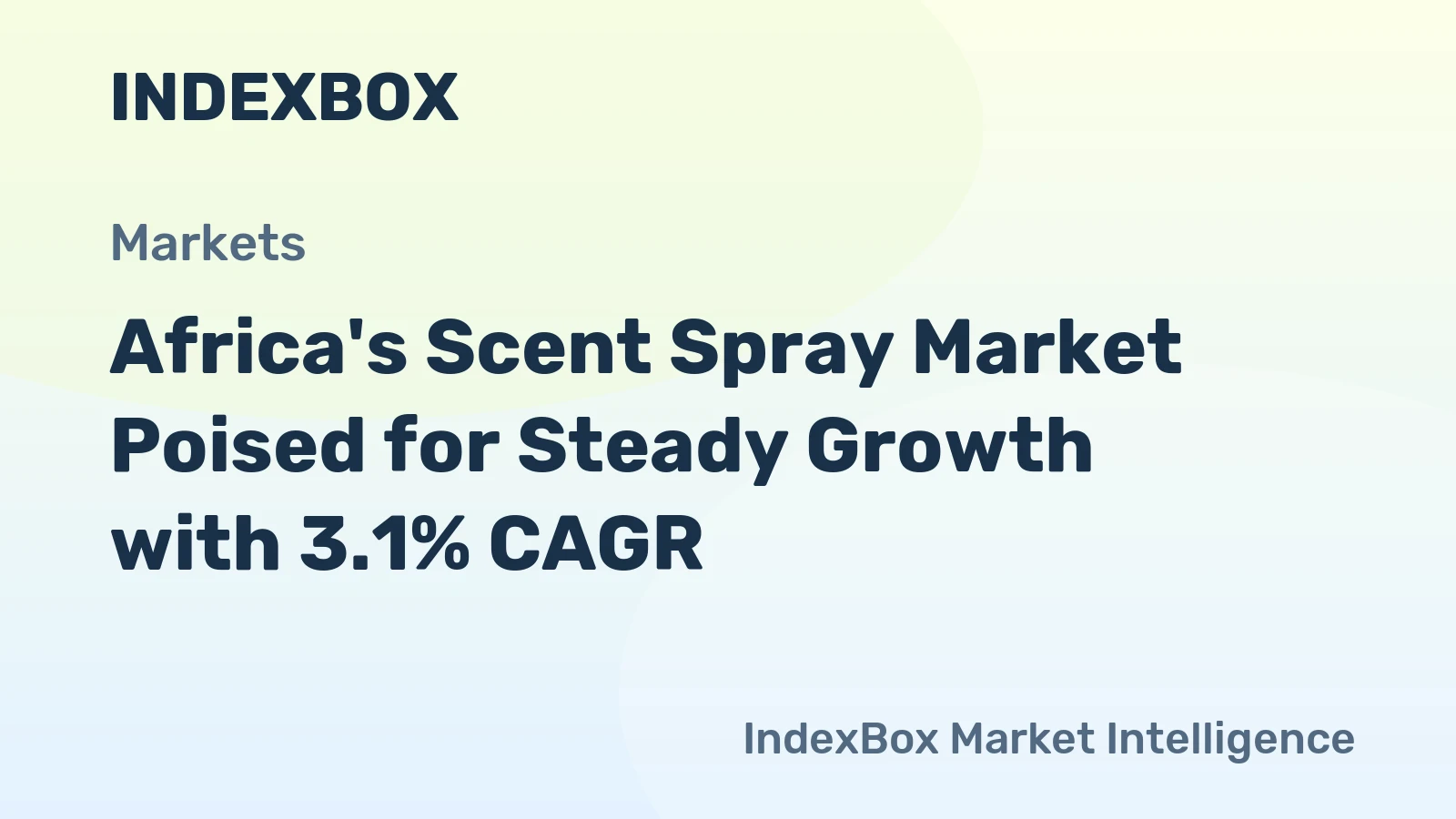 Africa's Scent Spray Market Poised for Steady Growth with 3.1% CAGR