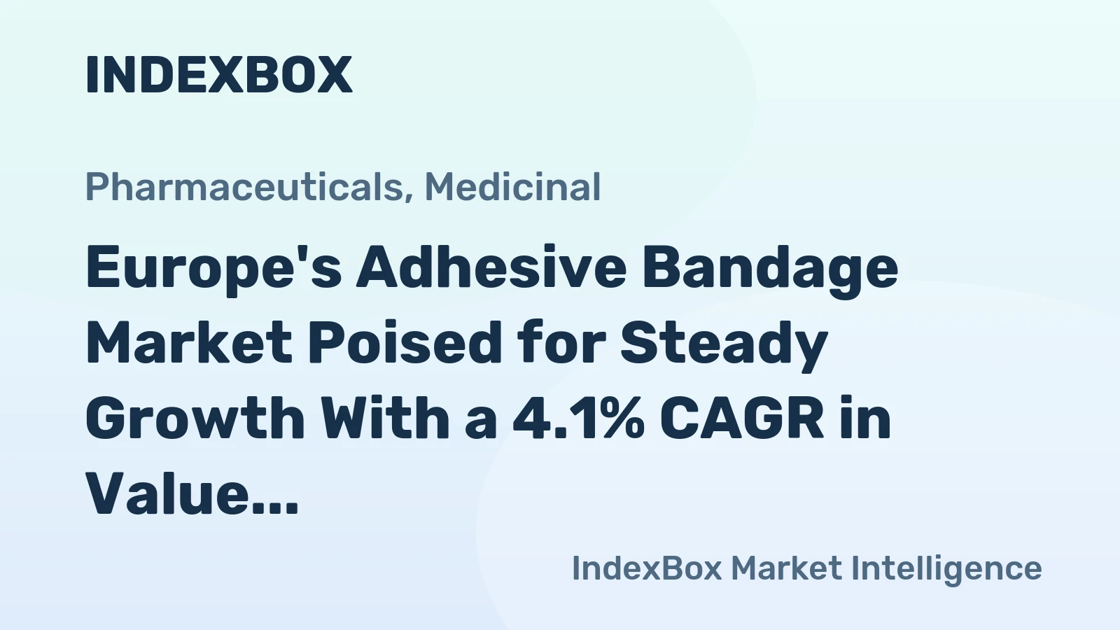 Europe's Adhesive Bandage Market Poised for Steady Growth With a 4.1% CAGR in Value Through 2035