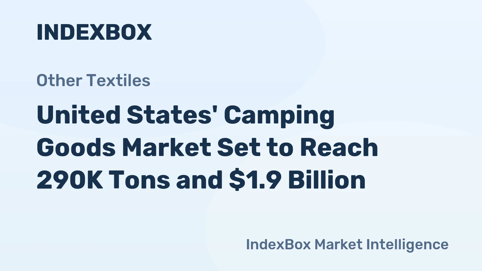 United States' Camping Goods Market Set to Reach 290K Tons and $1.9 Billion