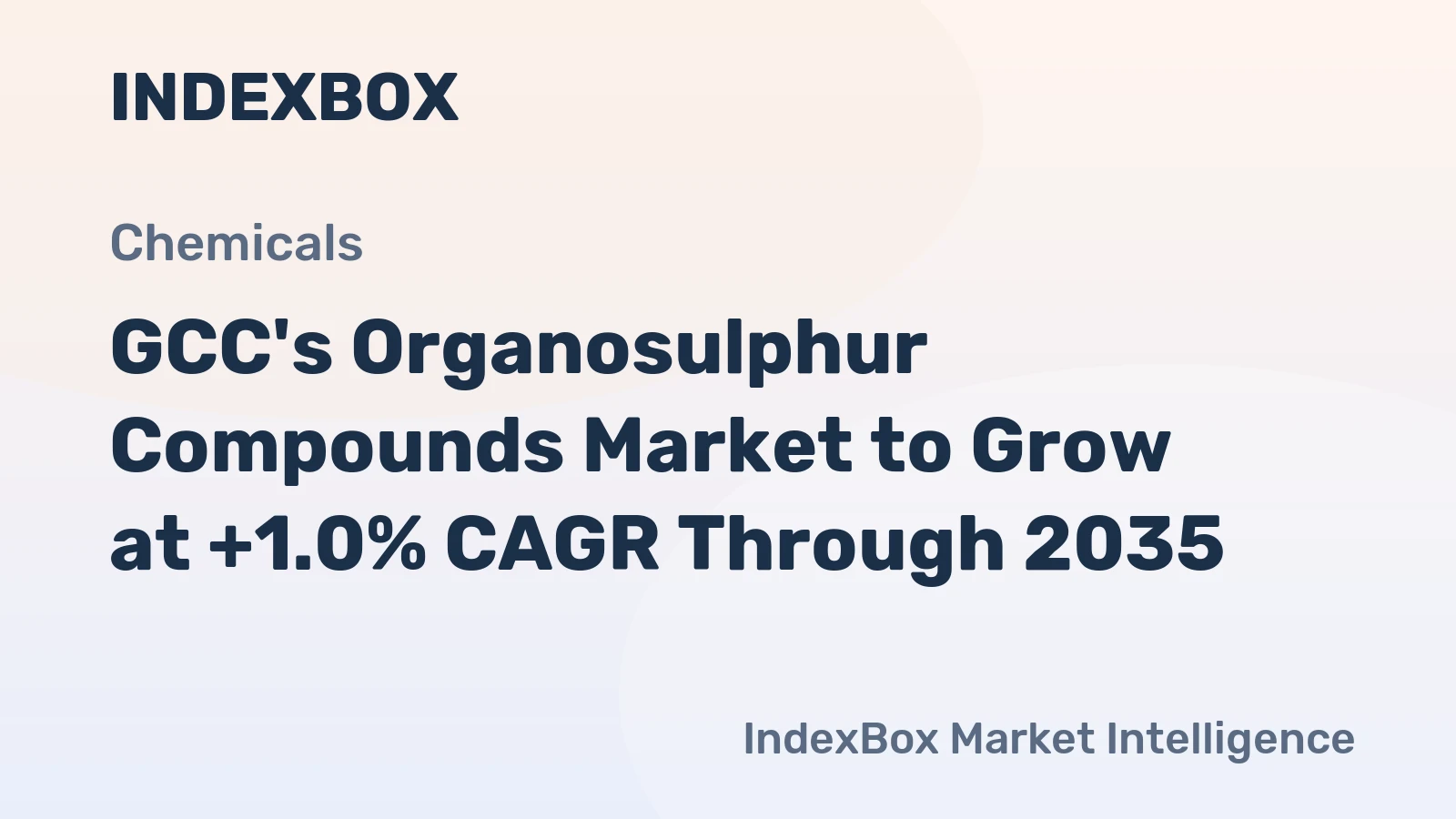 GCC's Organosulphur Compounds Market to Grow at +1.0% CAGR Through 2035