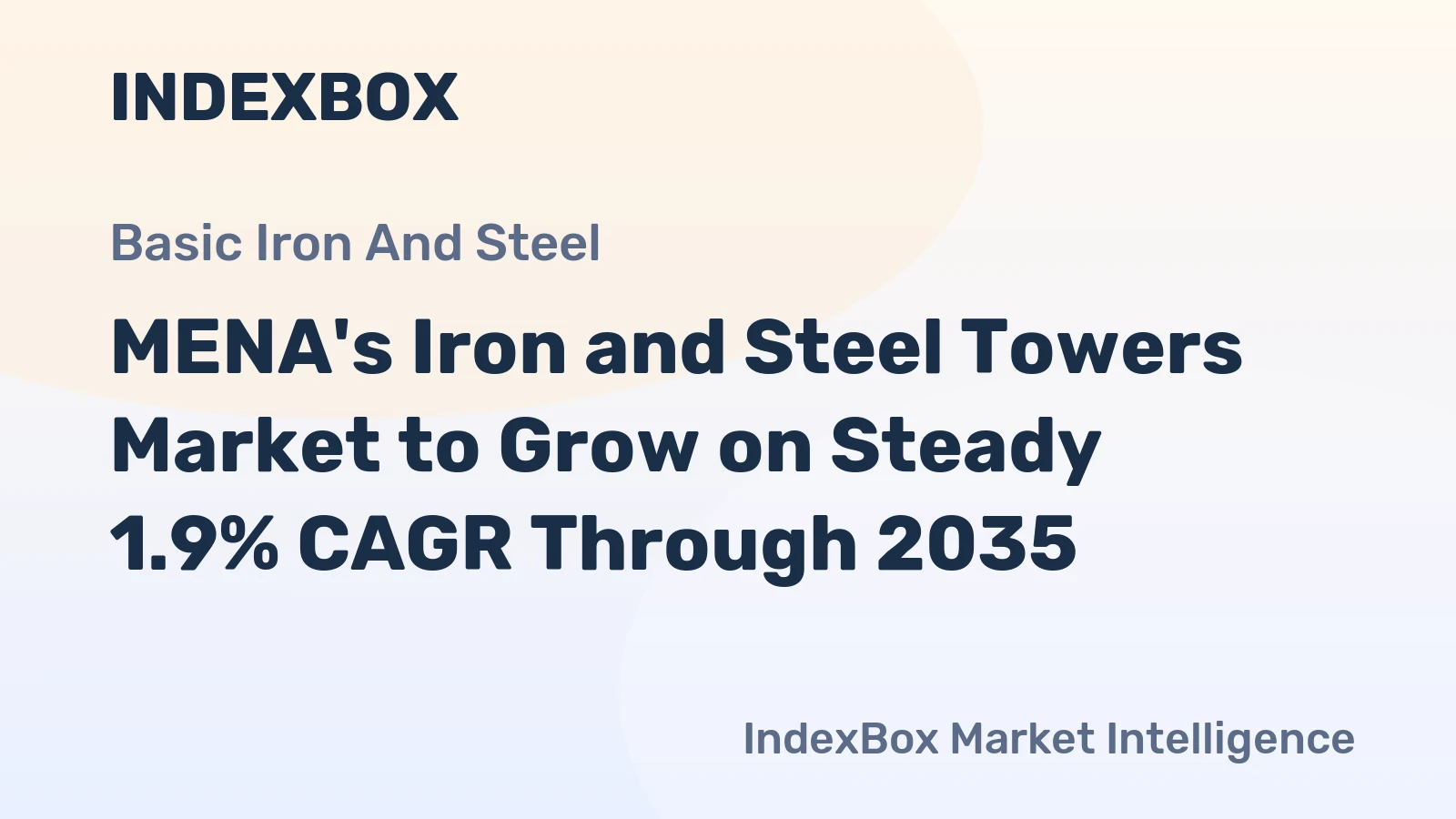 MENA's Iron and Steel Towers Market to Grow on Steady 1.9% CAGR Through 2035