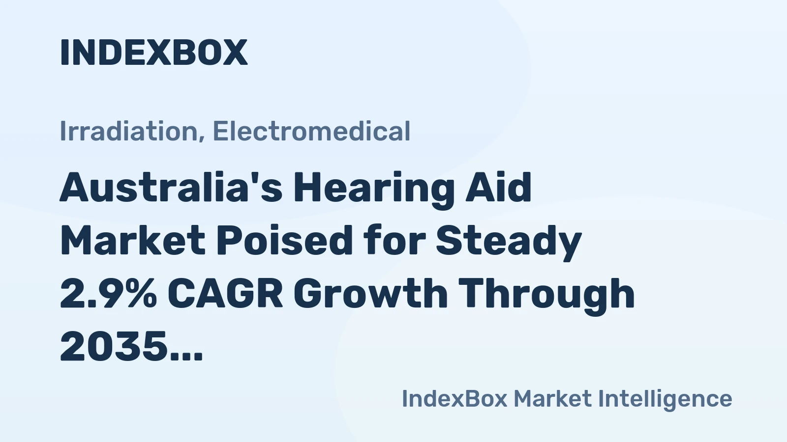 Australia's Hearing Aid Market Poised for Steady 2.9% CAGR Growth Through 2035