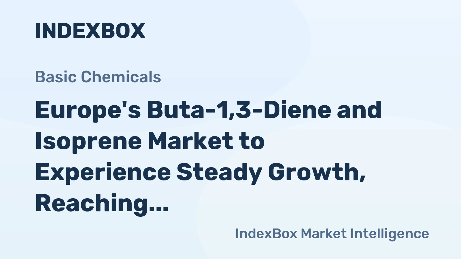 Europe's Buta-1,3-Diene and Isoprene Market to Experience Steady Growth, Reaching 4.6M tons and $6.1B by 2035