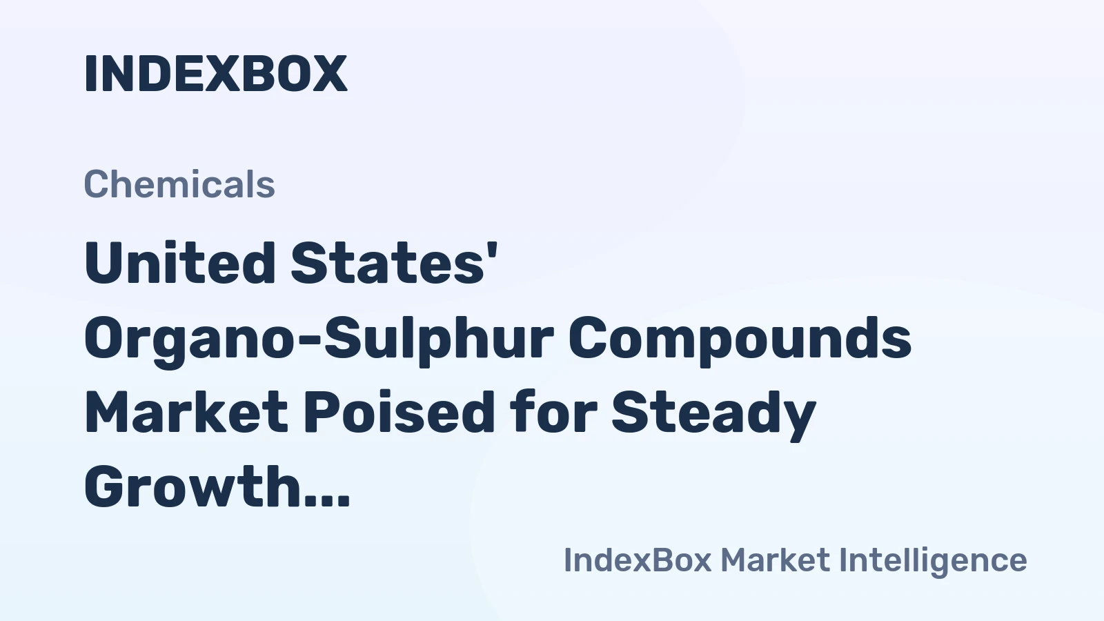 United States' Organo-Sulphur Compounds Market Poised for Steady Growth With a 2.9% CAGR
