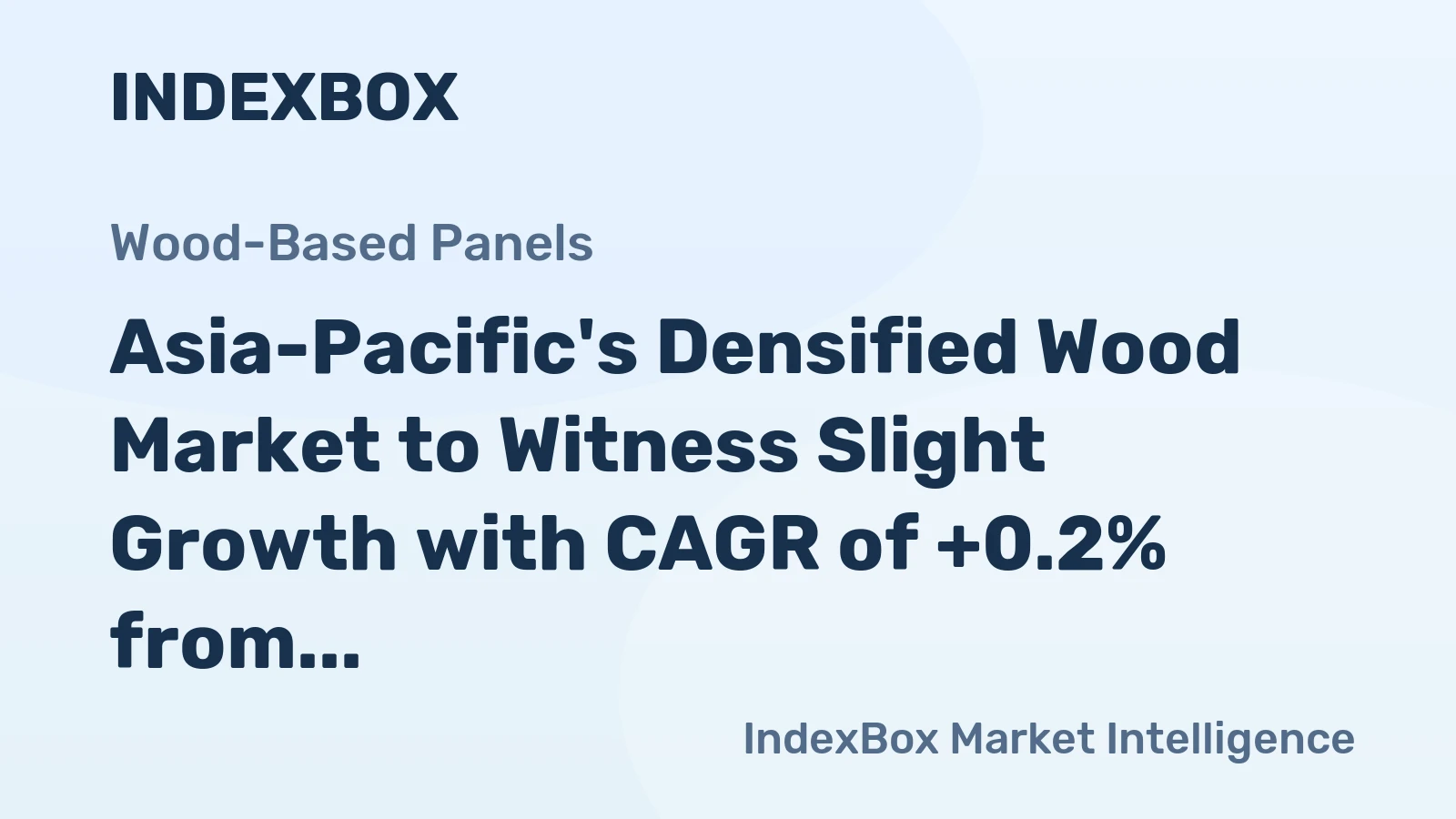 Asia-Pacific's Densified Wood Market to Witness Slight Growth with CAGR of +0.2% from 2024-2035