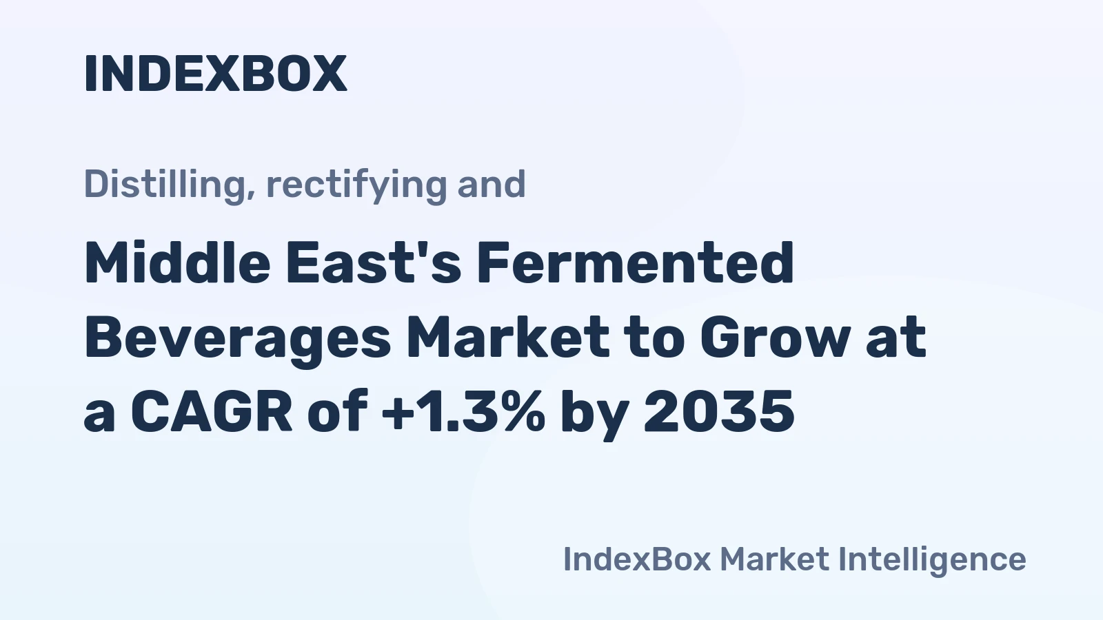 Middle East's Fermented Beverages Market to Grow at a CAGR of +1.3% by 2035