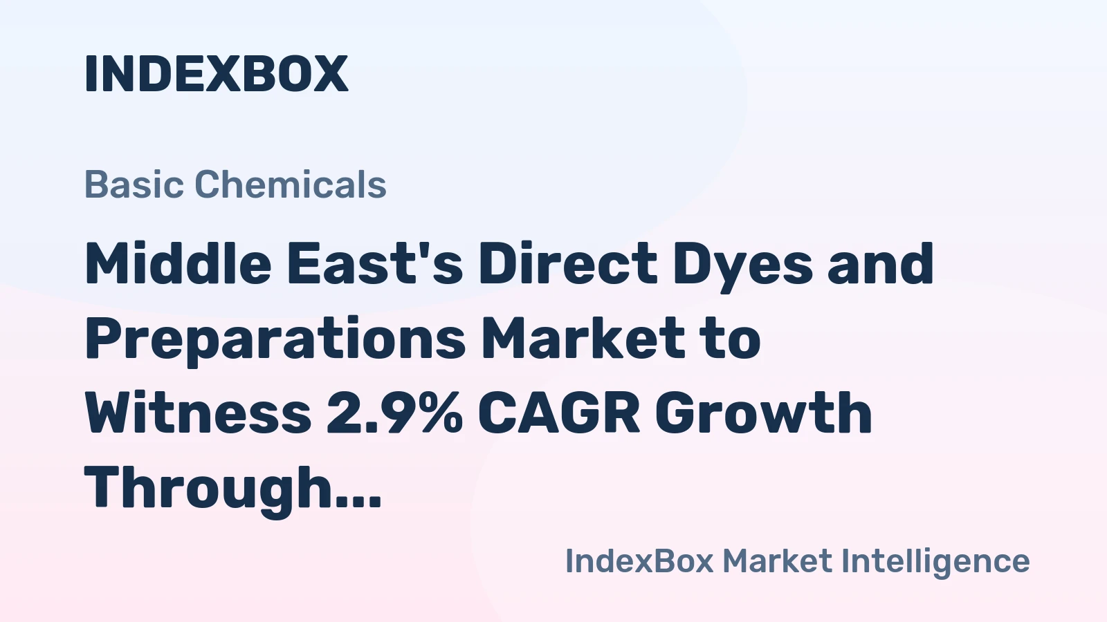 Middle East's Direct Dyes and Preparations Market to Witness 2.9% CAGR Growth Through 2035