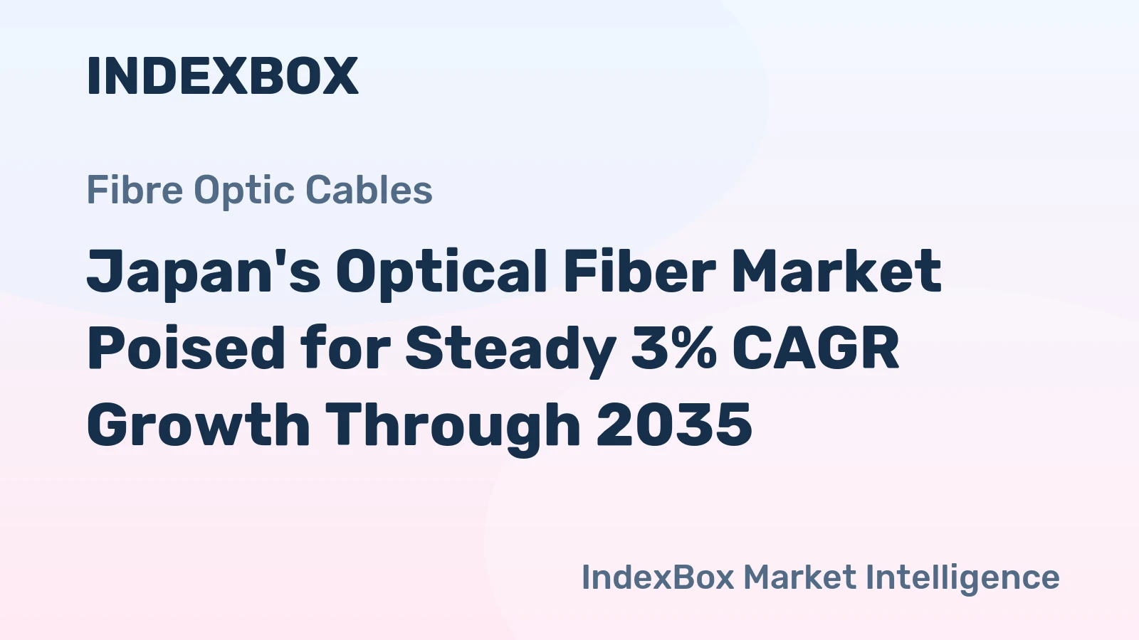Japan's Optical Fiber Market Poised for Steady 3% CAGR Growth Through 2035