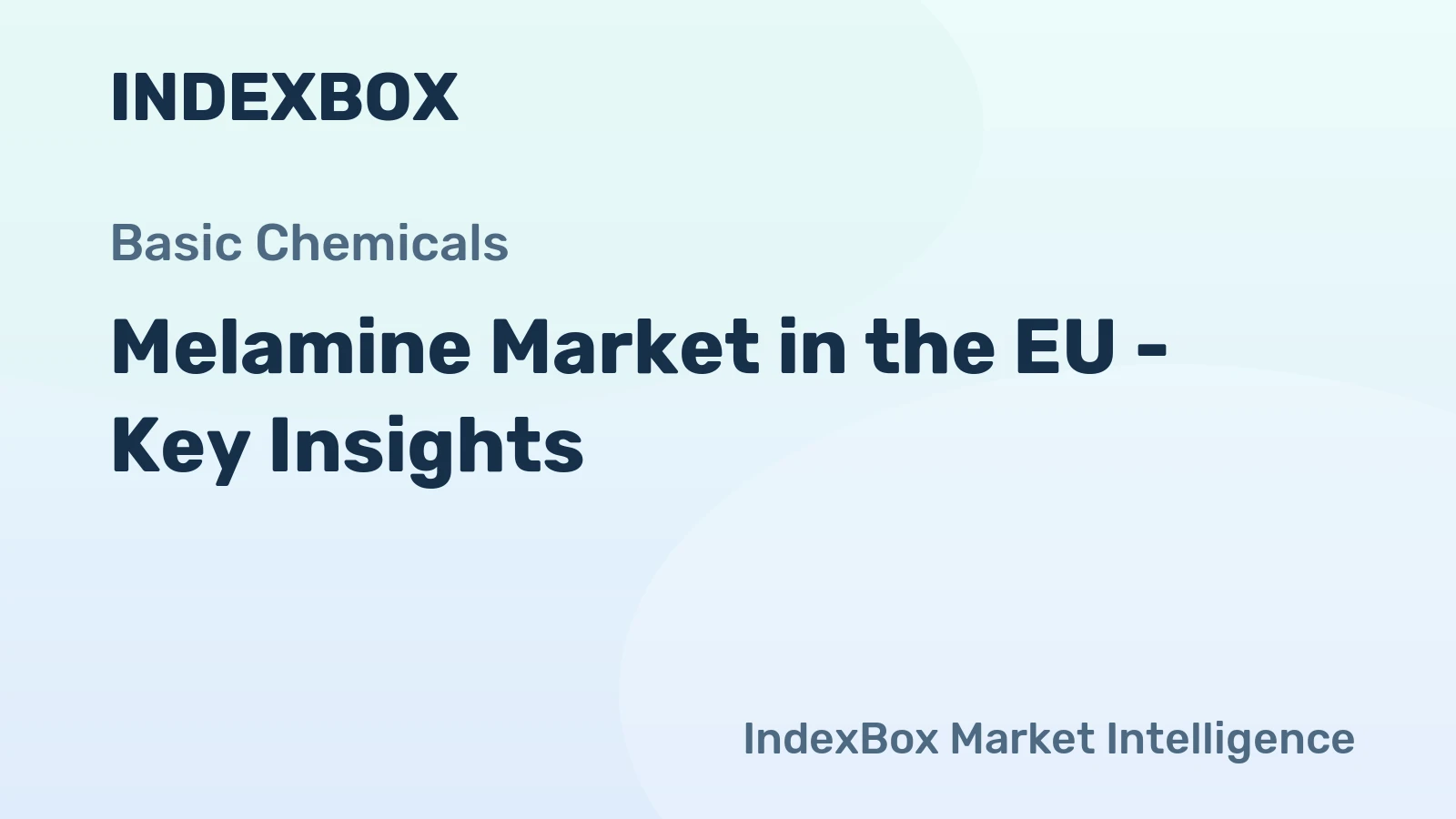 Melamine Market in the EU - Key Insights
