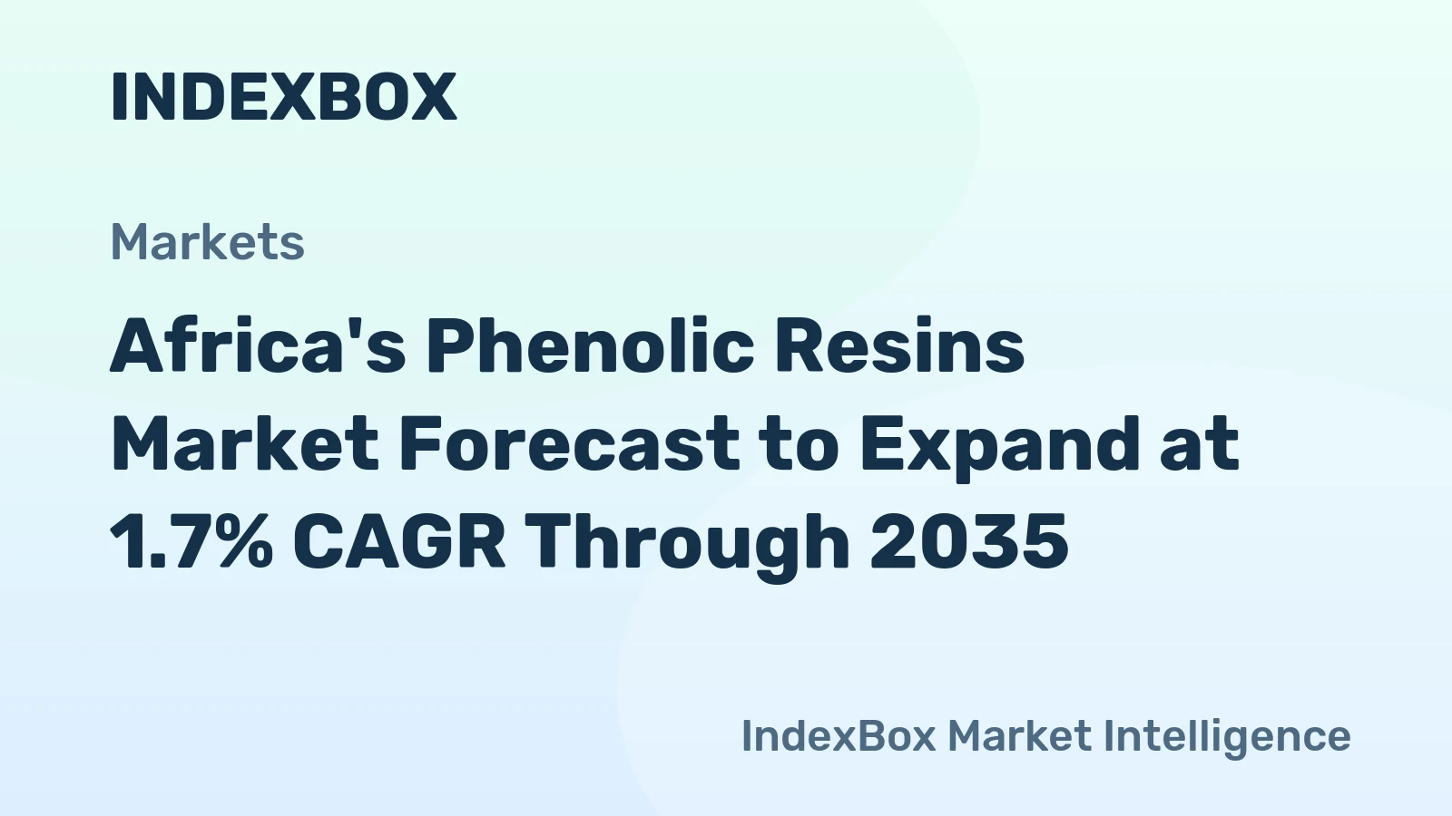Africa's Phenolic Resins Market Forecast to Expand at 1.7% CAGR Through 2035