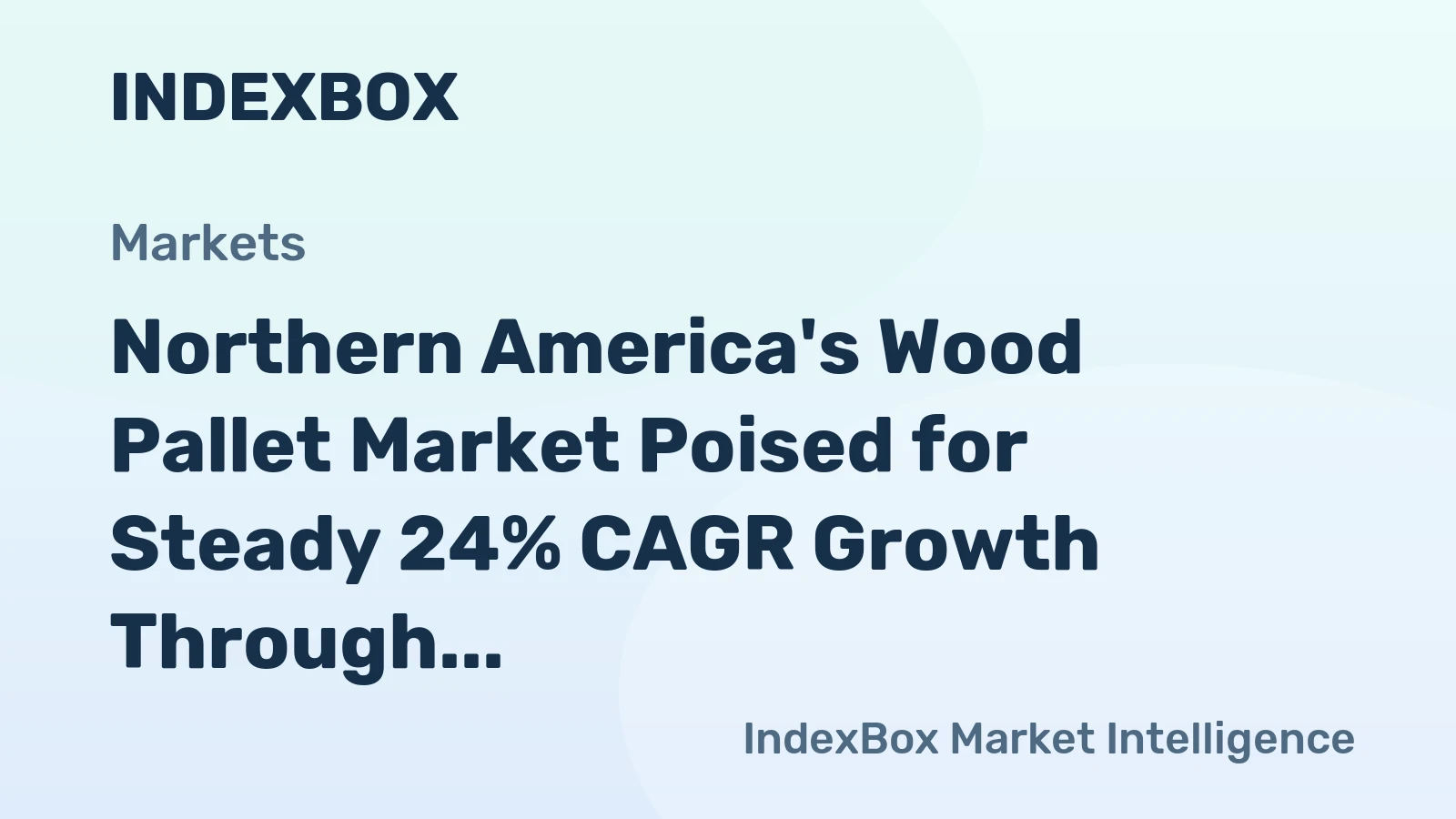 Northern America's Wood Pallet Market Poised for Steady 24% CAGR Growth Through 2035