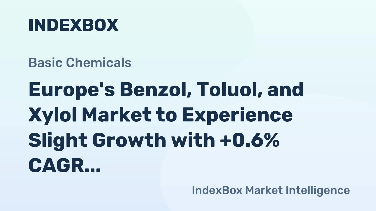 Europe's Benzol, Toluol, and Xylol Market to Experience Slight Growth with +0.6% CAGR from 2024 to 2035