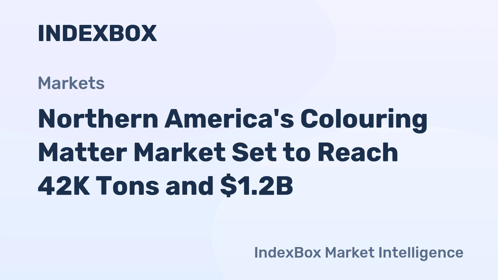 Northern America's Colouring Matter Market Set to Reach 42K Tons and $1.2B