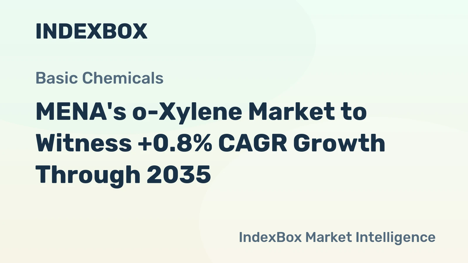 MENA's o-Xylene Market to Witness +0.8% CAGR Growth Through 2035