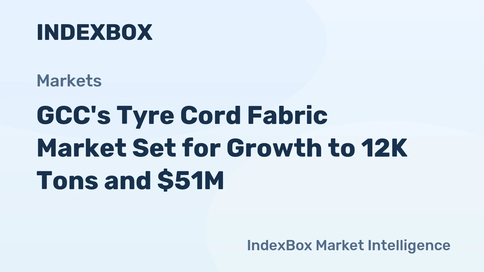 GCC's Tyre Cord Fabric Market Set for Growth to 12K Tons and $51M