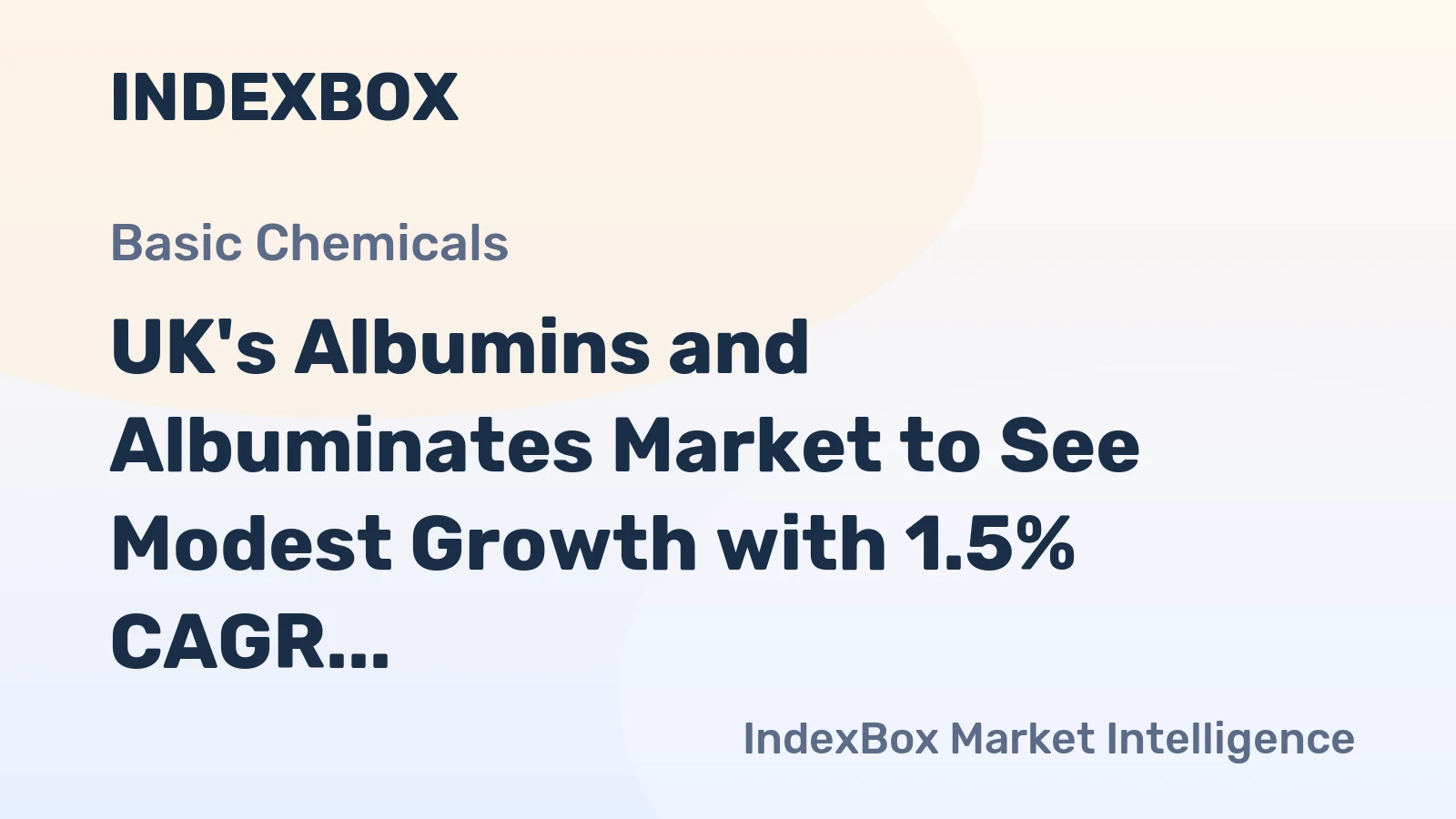 UK's Albumins and Albuminates Market to See Modest Growth with 1.5% CAGR in Volume from 2024 to 2035