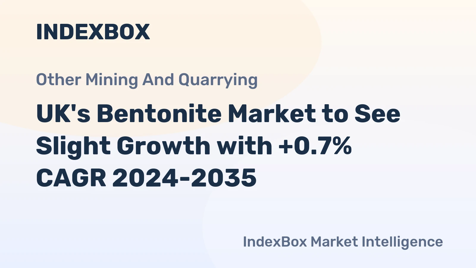UK's Bentonite Market to See Slight Growth with +0.7% CAGR 2024-2035