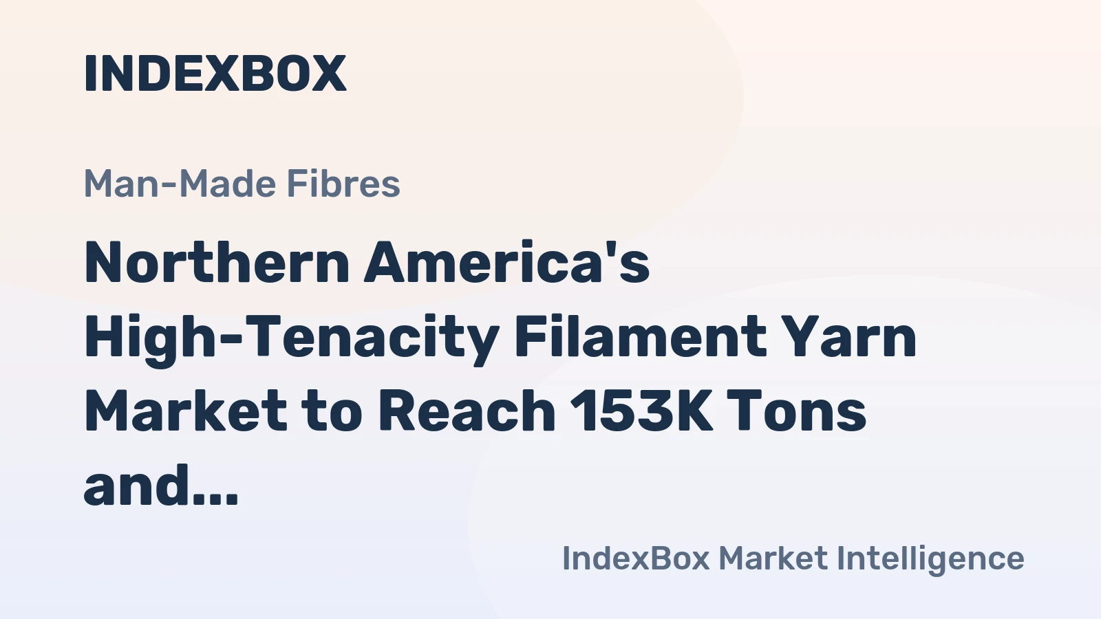 Northern America's High-Tenacity Filament Yarn Market to Reach 153K Tons and $288M by 2035