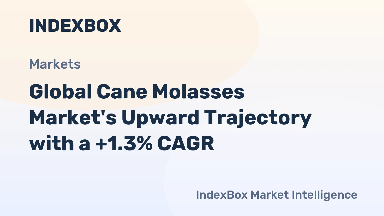 Global Cane Molasses Market's Upward Trajectory with a +1.3% CAGR