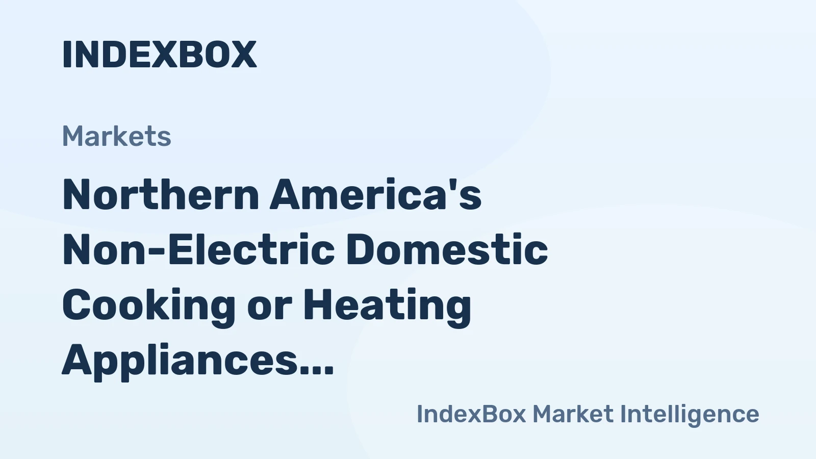 Northern America's Non-Electric Domestic Cooking or Heating Appliances Market: Volume to Reach 38M Units and Value to Hit $4B by 2035