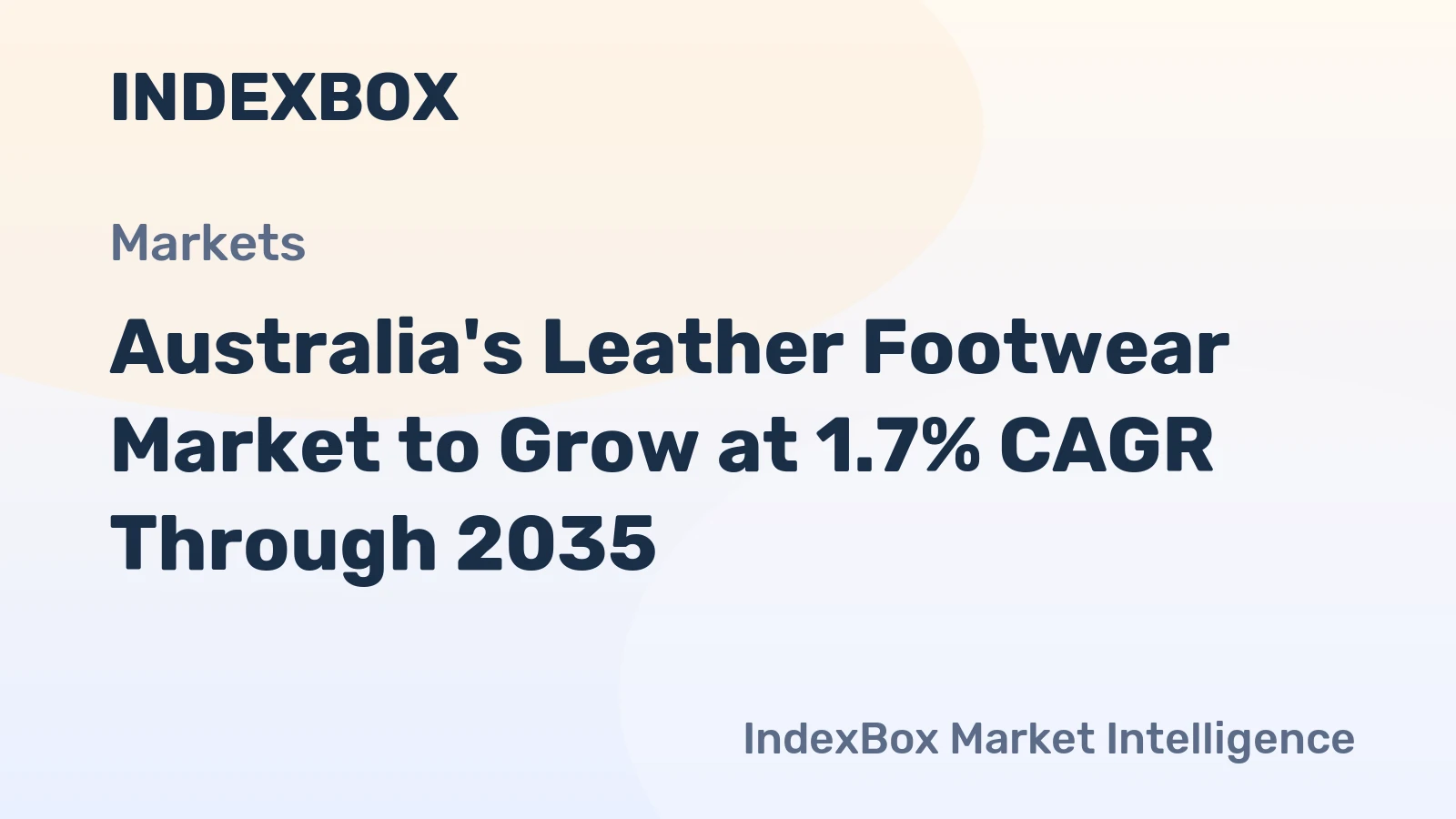 Australia's Leather Footwear Market to Grow at 1.7% CAGR Through 2035