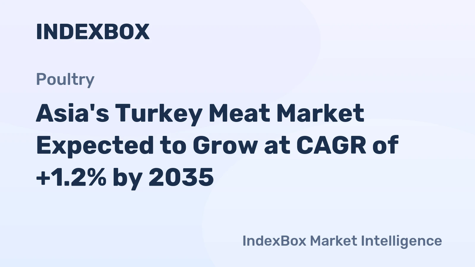 Asia's Turkey Meat Market Expected to Grow at CAGR of +1.2% by 2035