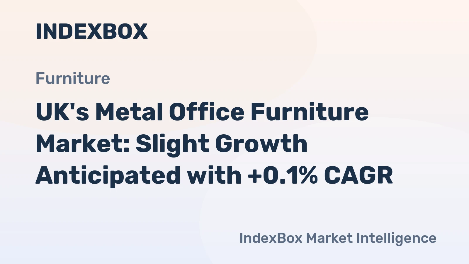 UK's Metal Office Furniture Market: Slight Growth Anticipated with +0.1% CAGR