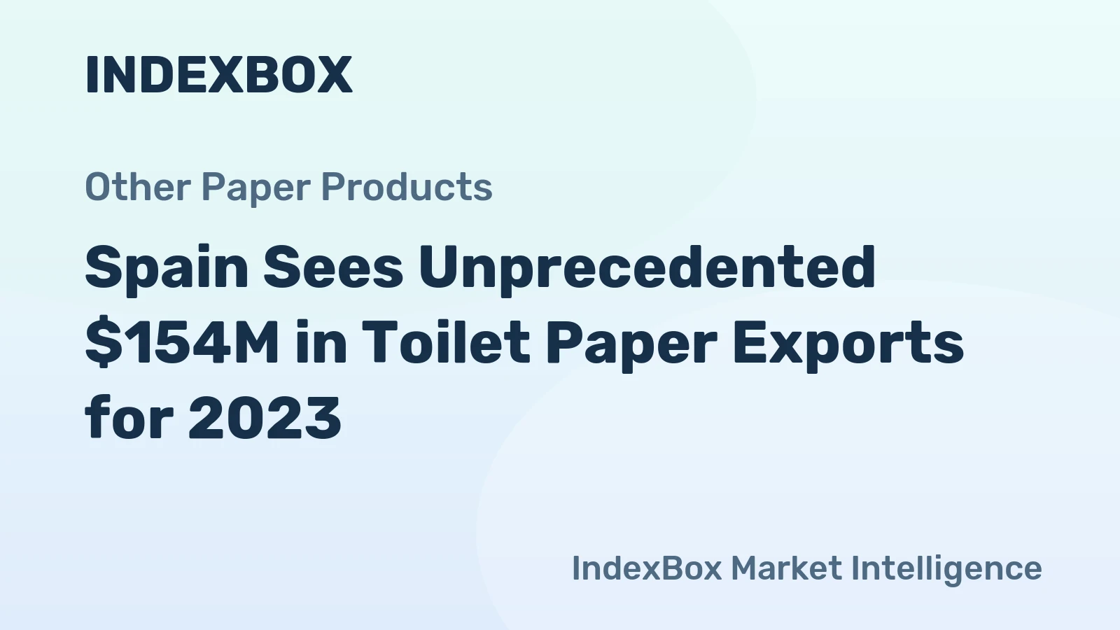 Spain Sees Unprecedented $154M in Toilet Paper Exports for 2023