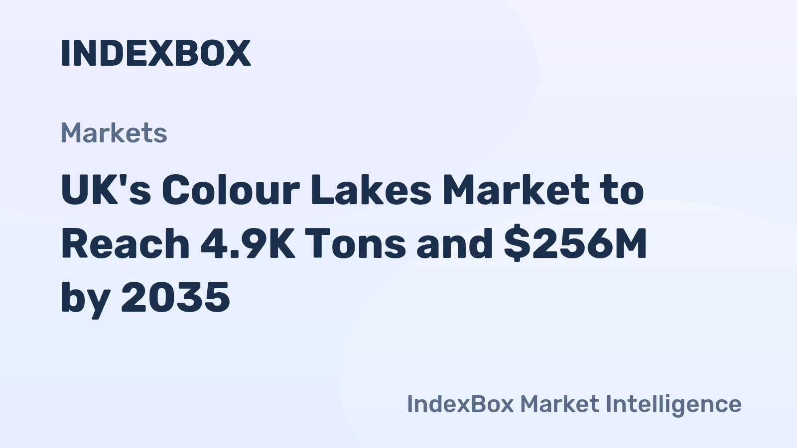 UK's Colour Lakes Market to Reach 4.9K Tons and $256M by 2035