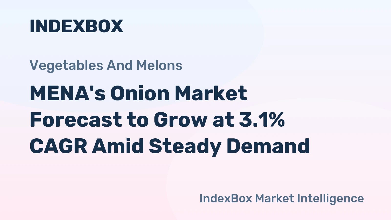 MENA's Onion Market Forecast to Grow at 3.1% CAGR Amid Steady Demand