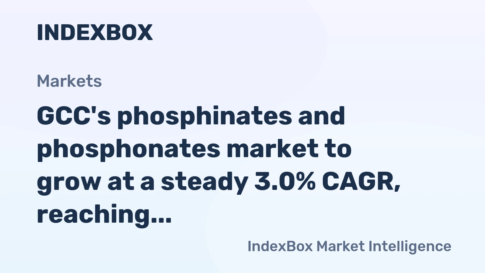 GCC's phosphinates and phosphonates market to grow at a steady 3.0% CAGR, reaching $9.7M by 2035.