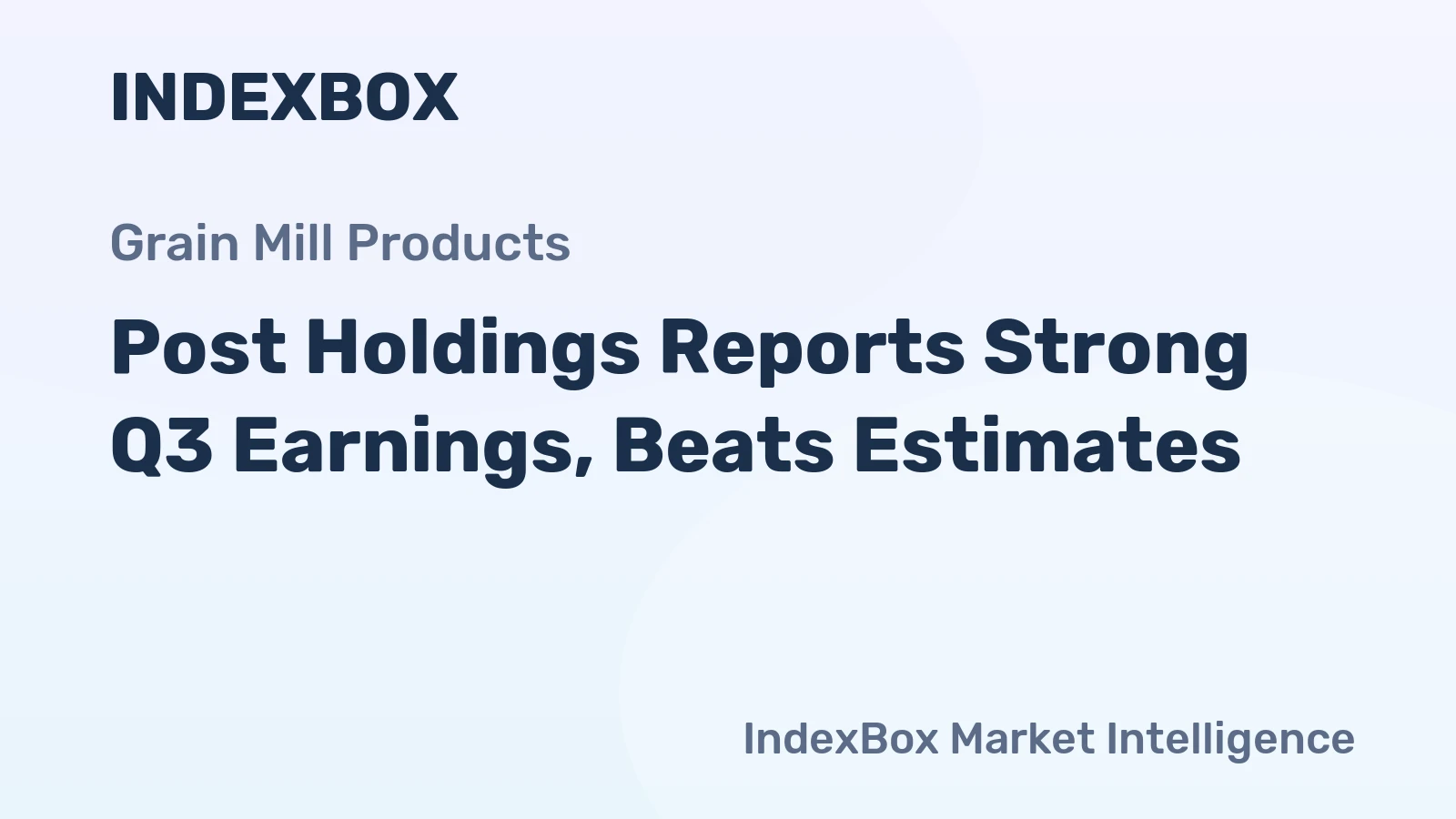 Post Holdings Reports Strong Q3 Earnings, Beats Estimates