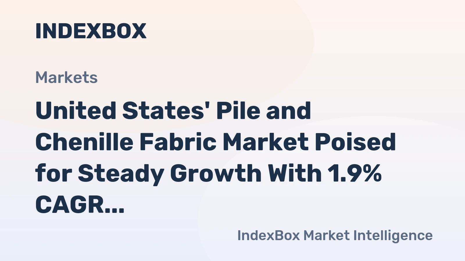 United States' Pile and Chenille Fabric Market Poised for Steady Growth With 1.9% CAGR Through 2035