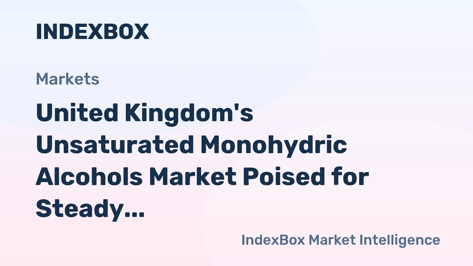 United Kingdom's Unsaturated Monohydric Alcohols Market Poised for Steady Growth With a 1.5% CAGR Through 2035