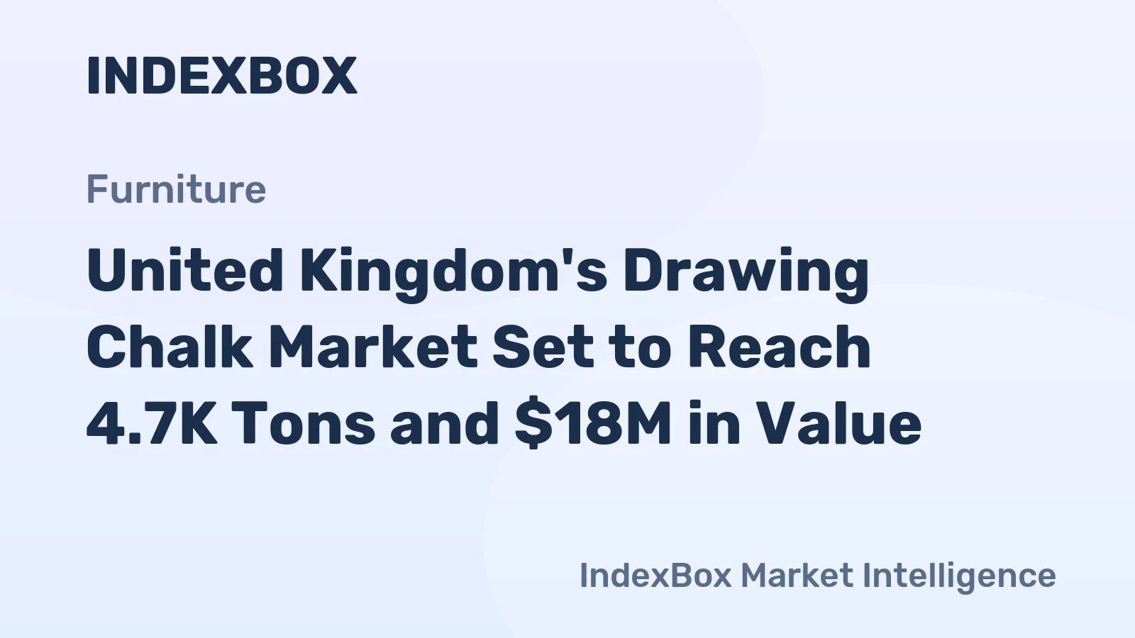United Kingdom's Drawing Chalk Market Set to Reach 4.7K Tons and $18M in Value