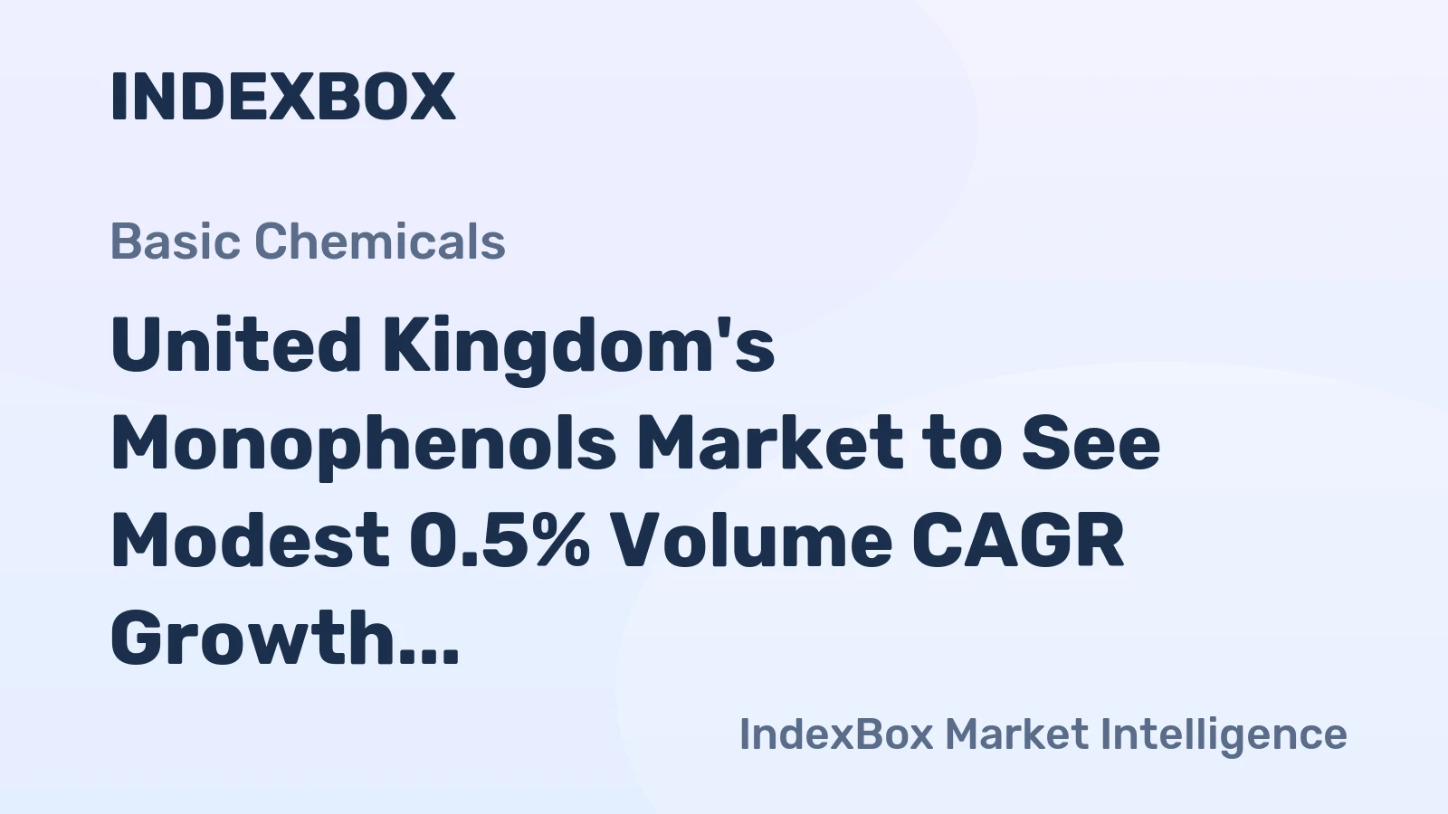 United Kingdom's Monophenols Market to See Modest 0.5% Volume CAGR Growth Through 2035