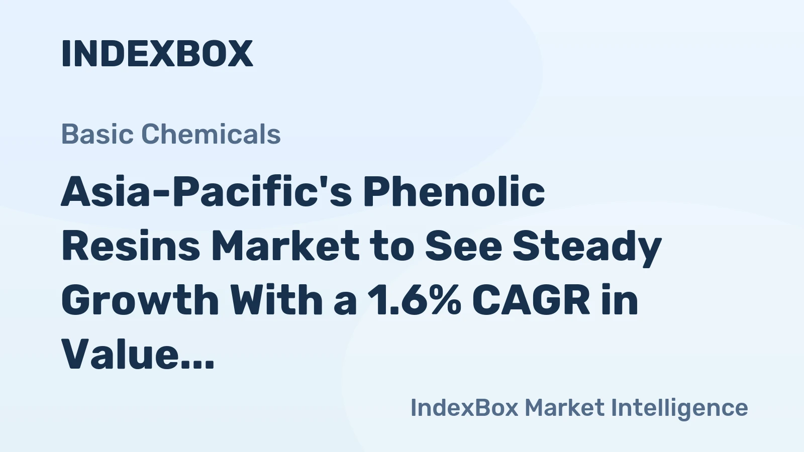 Asia-Pacific's Phenolic Resins Market to See Steady Growth With a 1.6% CAGR in Value Through 2035