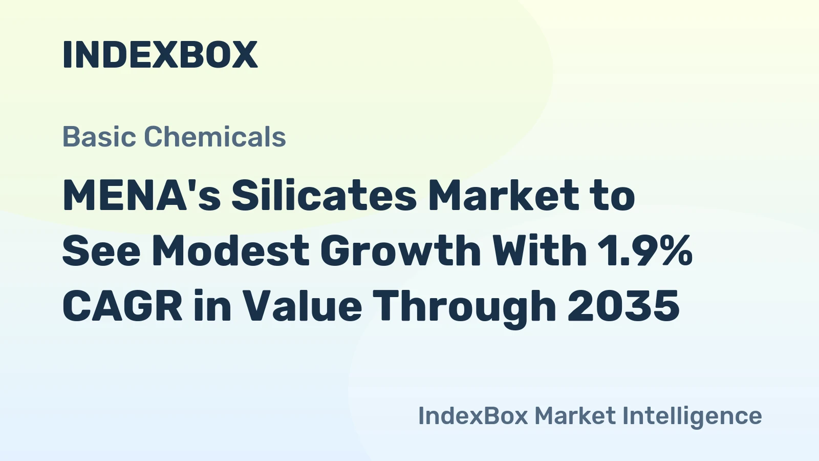 MENA's Silicates Market to See Modest Growth With 1.9% CAGR in Value Through 2035