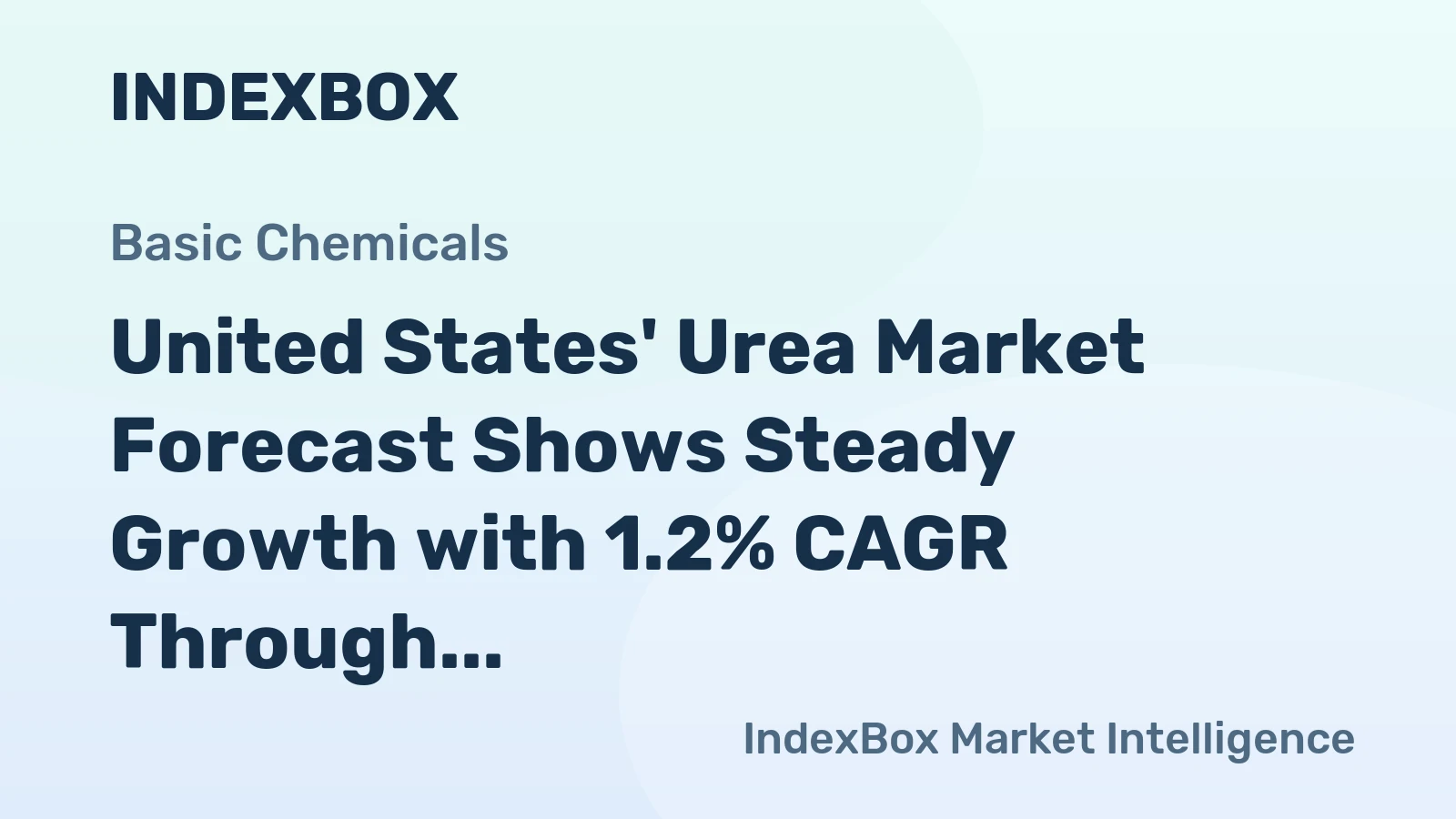 United States' Urea Market Forecast Shows Steady Growth with 1.2% CAGR Through 2035