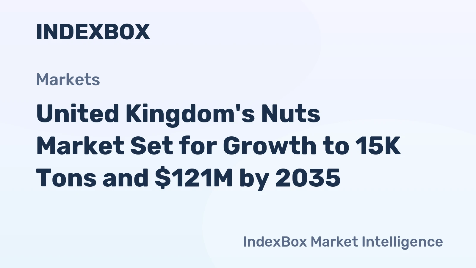 United Kingdom's Nuts Market Set for Growth to 15K Tons and $121M by 2035