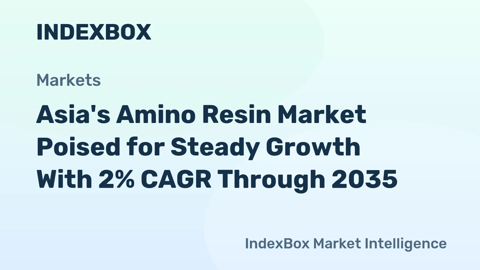 Asia's Amino Resin Market Poised for Steady Growth With 2% CAGR Through 2035