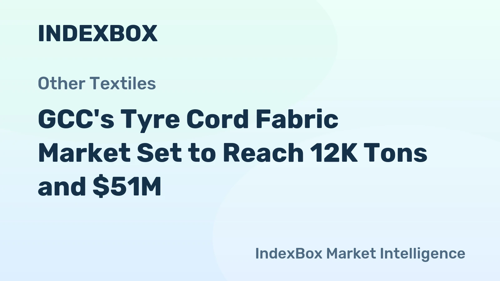 GCC's Tyre Cord Fabric Market Set to Reach 12K Tons and $51M
