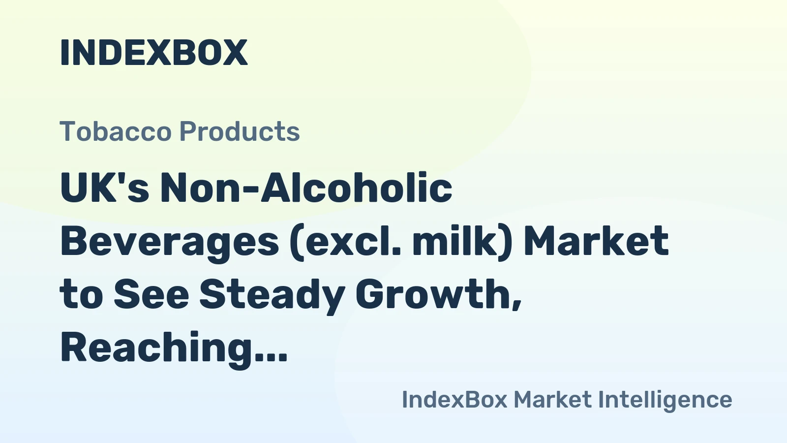 UK's Non-Alcoholic Beverages (excl. milk) Market to See Steady Growth, Reaching 976M Litres and $1.4B by 2035