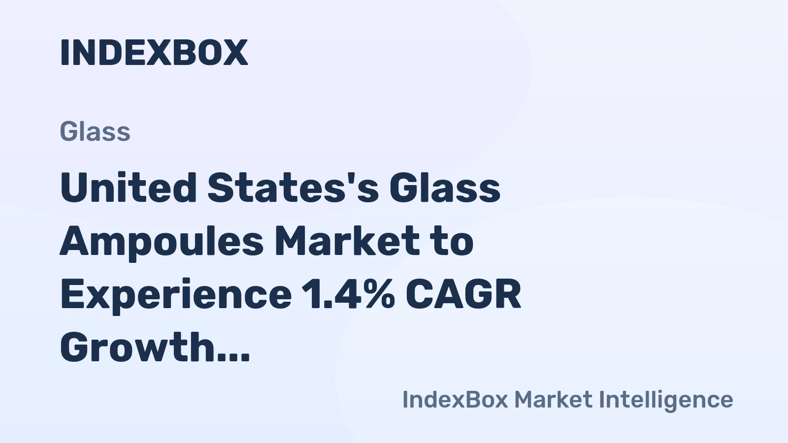 United States's Glass Ampoules Market to Experience 1.4% CAGR Growth Over Next Decade