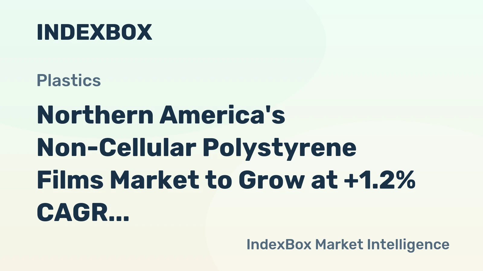 Northern America's Non-Cellular Polystyrene Films Market to Grow at +1.2% CAGR through 2035