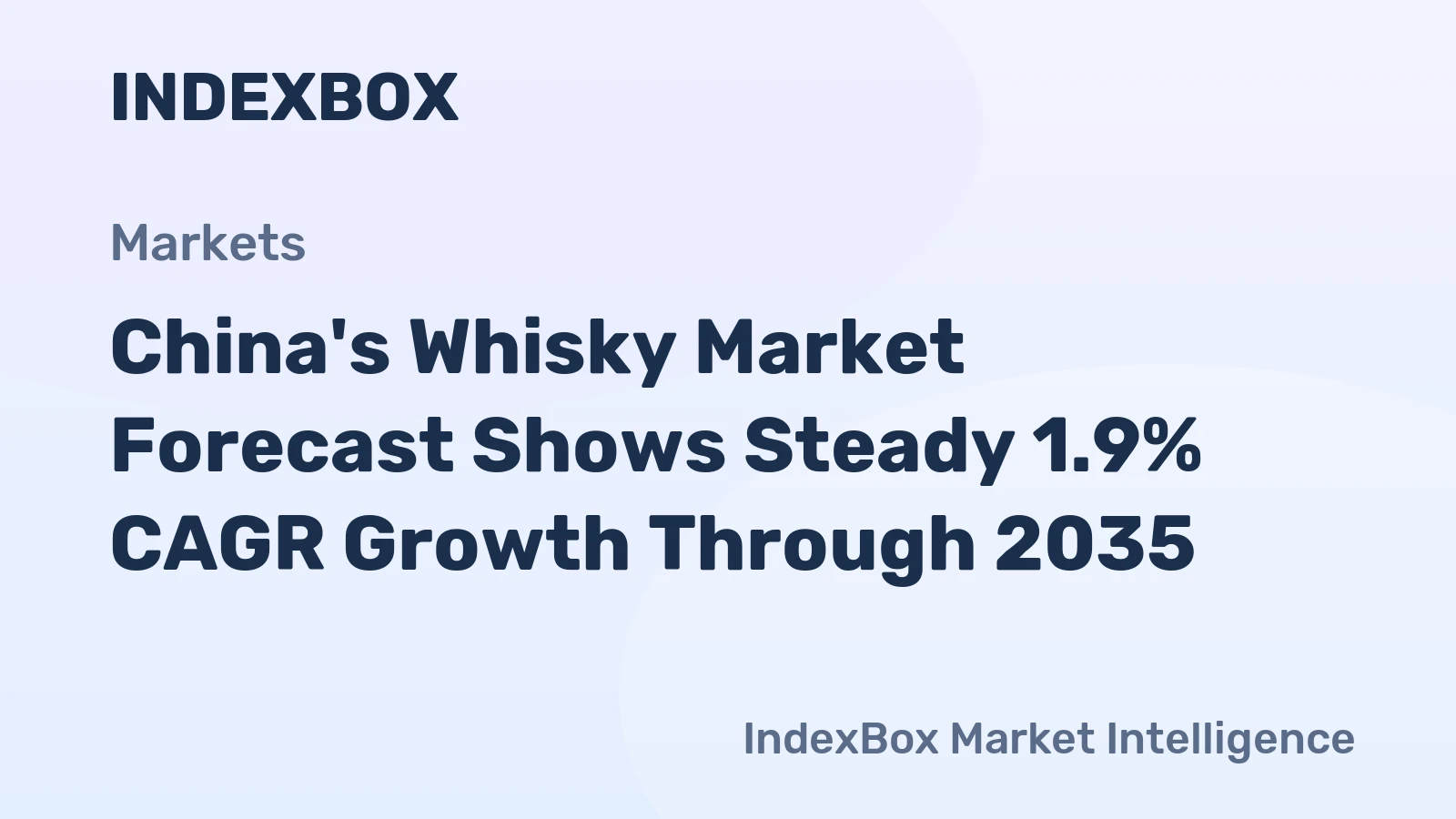 China's Whisky Market Forecast Shows Steady 1.9% CAGR Growth Through 2035