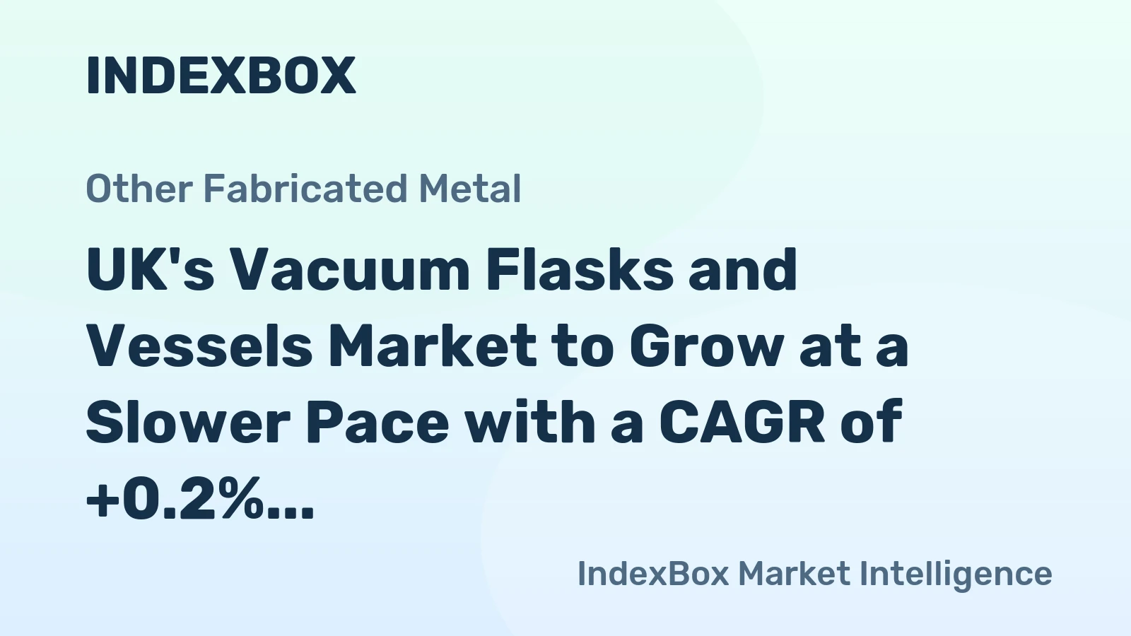 UK's Vacuum Flasks and Vessels Market to Grow at a Slower Pace with a CAGR of +0.2% from 2024-2035, Reaching 10M Units